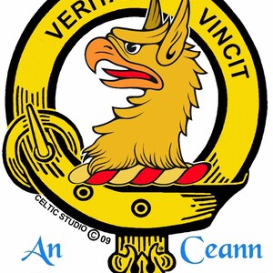 Allison Scottish Clan Embroidered Crest - Etsy