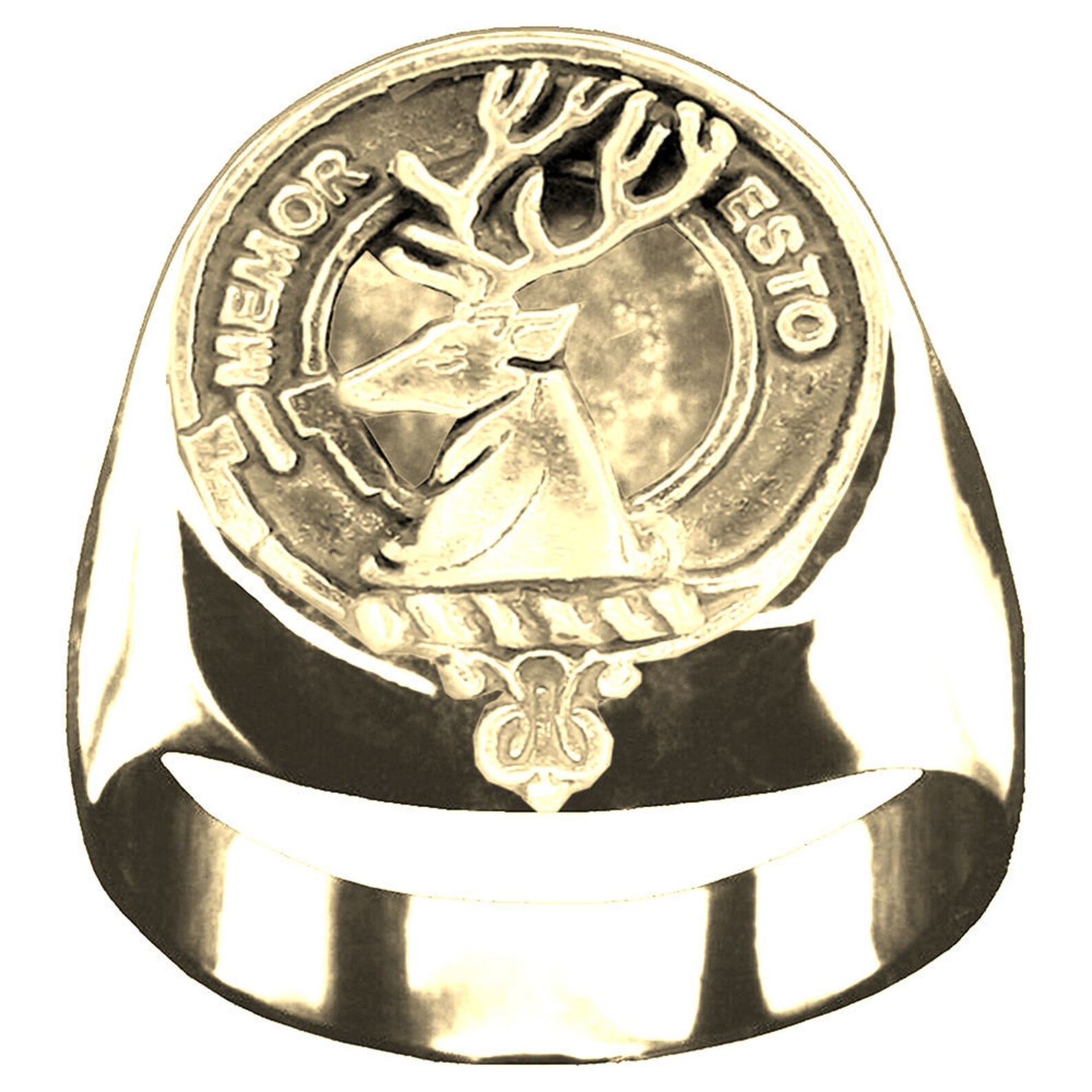 Macphail Scottish Clan Crest Ring GC100 Sterling Silver and - Etsy