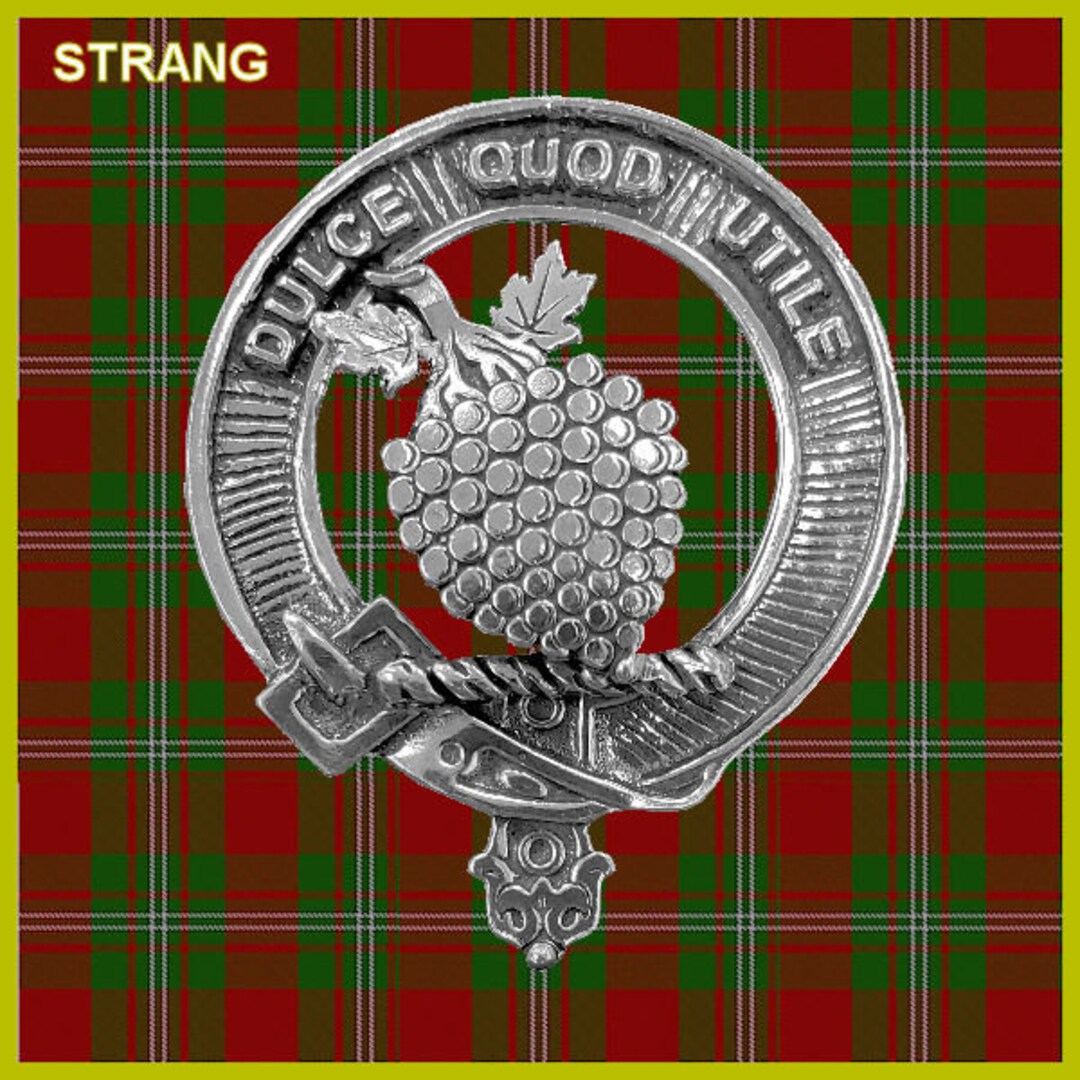 Strang Clan Crest Scottish Cap Badge CB02 - Etsy