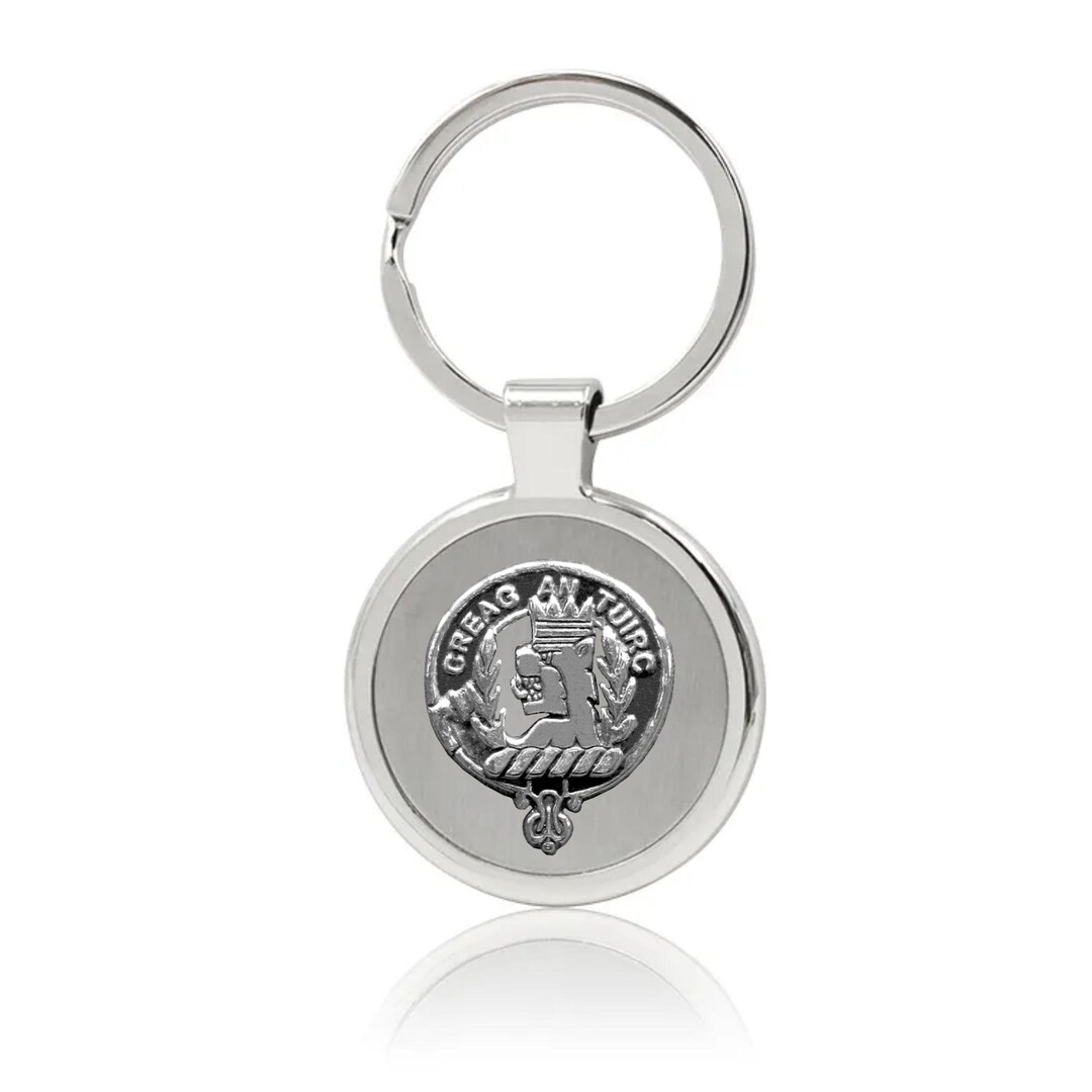 Maclaren Clan Crest Stainless Steel Key Ring - Etsy