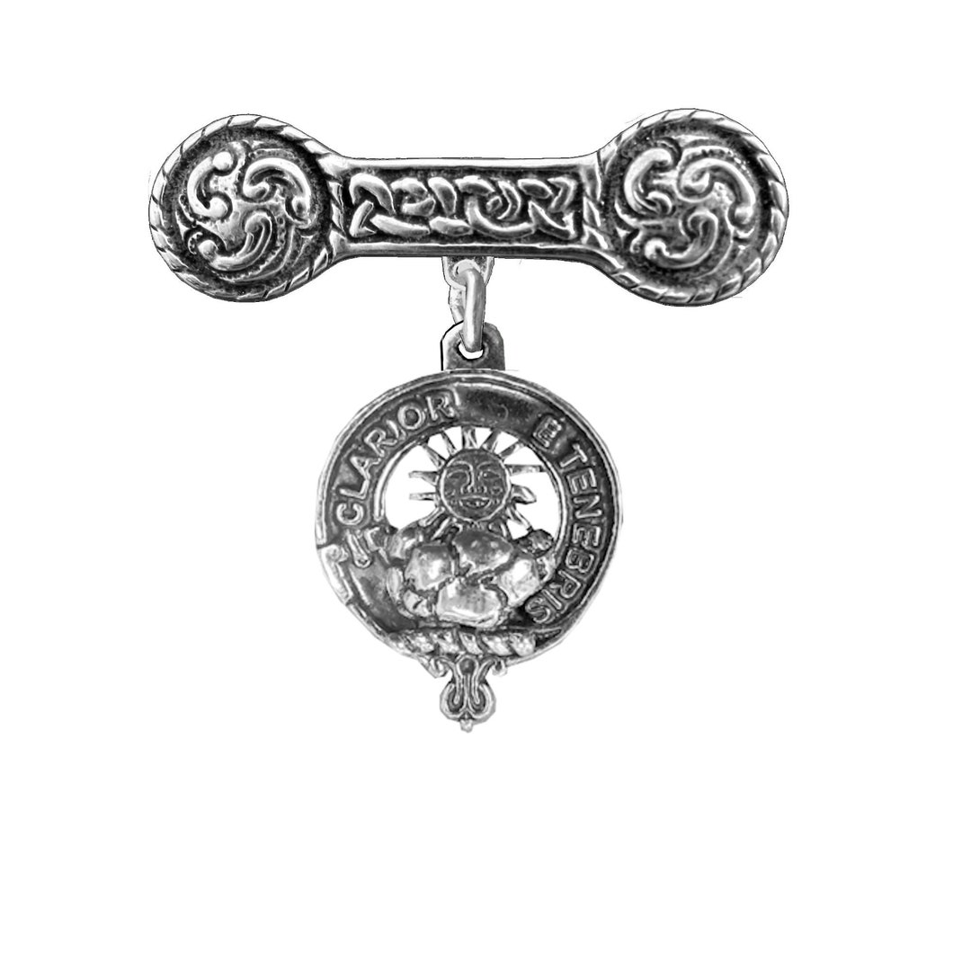 Purves Clan Crest Iona Bar Brooch - Sterling Silver - Etsy