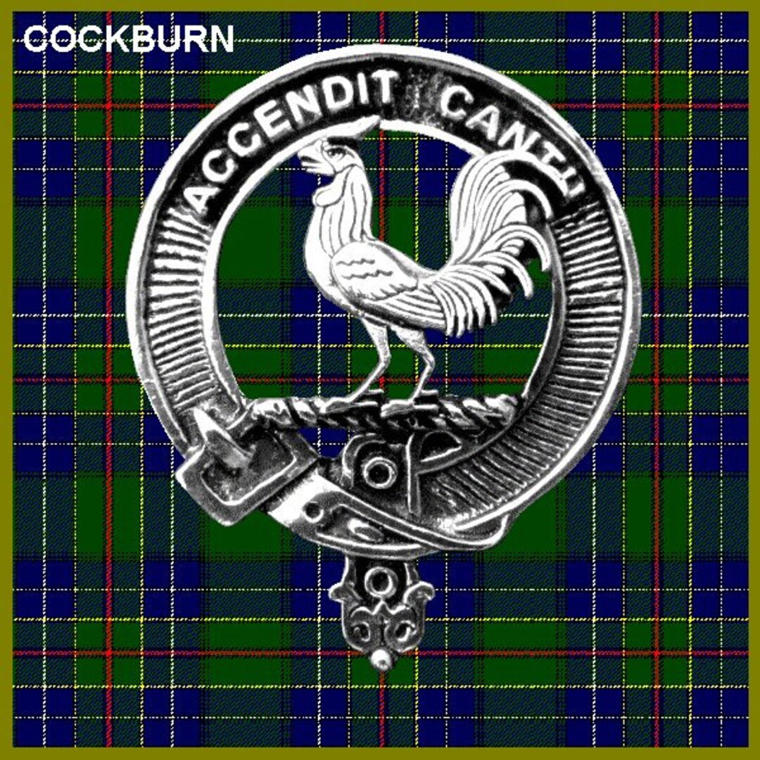 Cockburn Clan Crest Scottish Cap Badge CB02 - Etsy