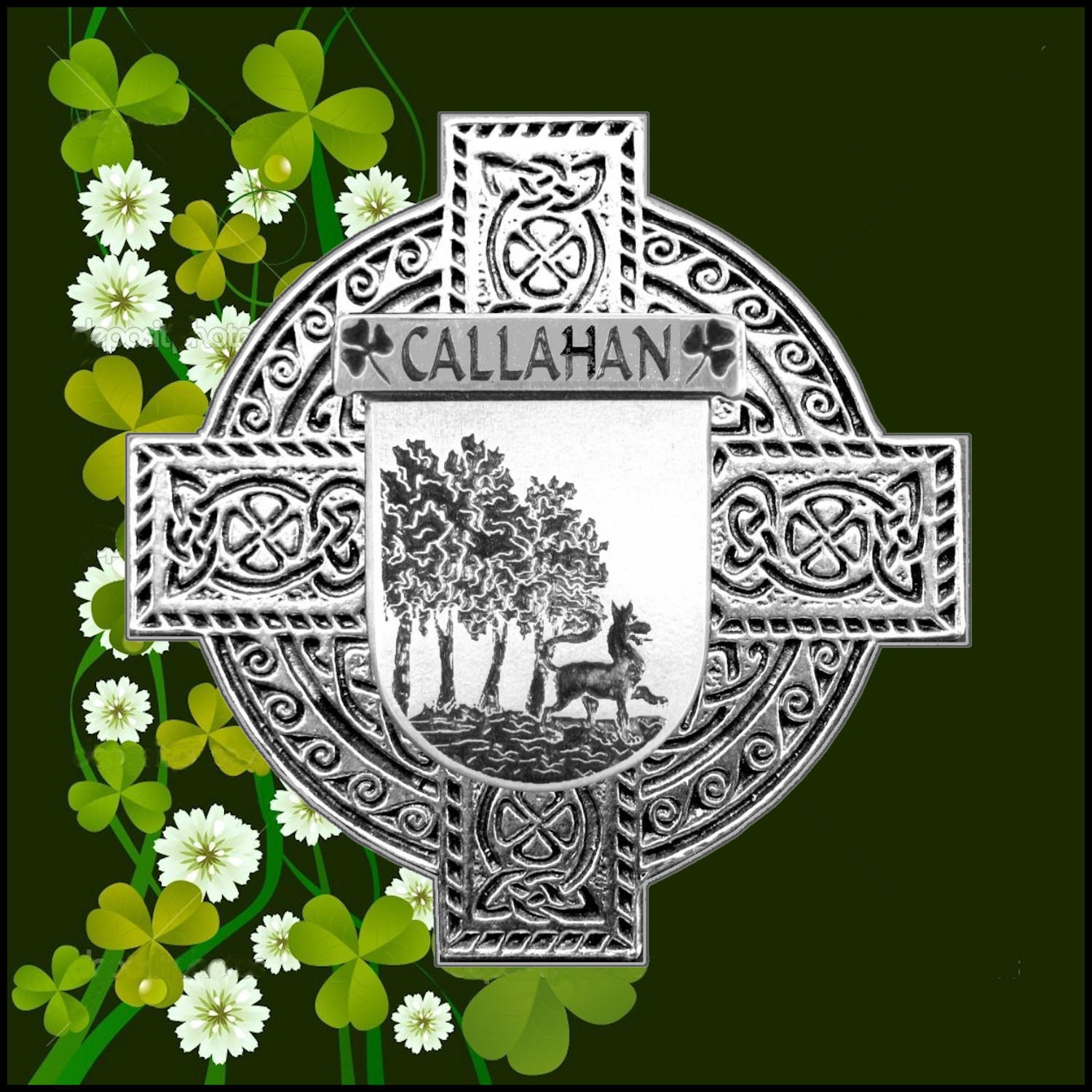 Callahan Irish Coat of Arms Sporran, Genuine Leather - Etsy UK