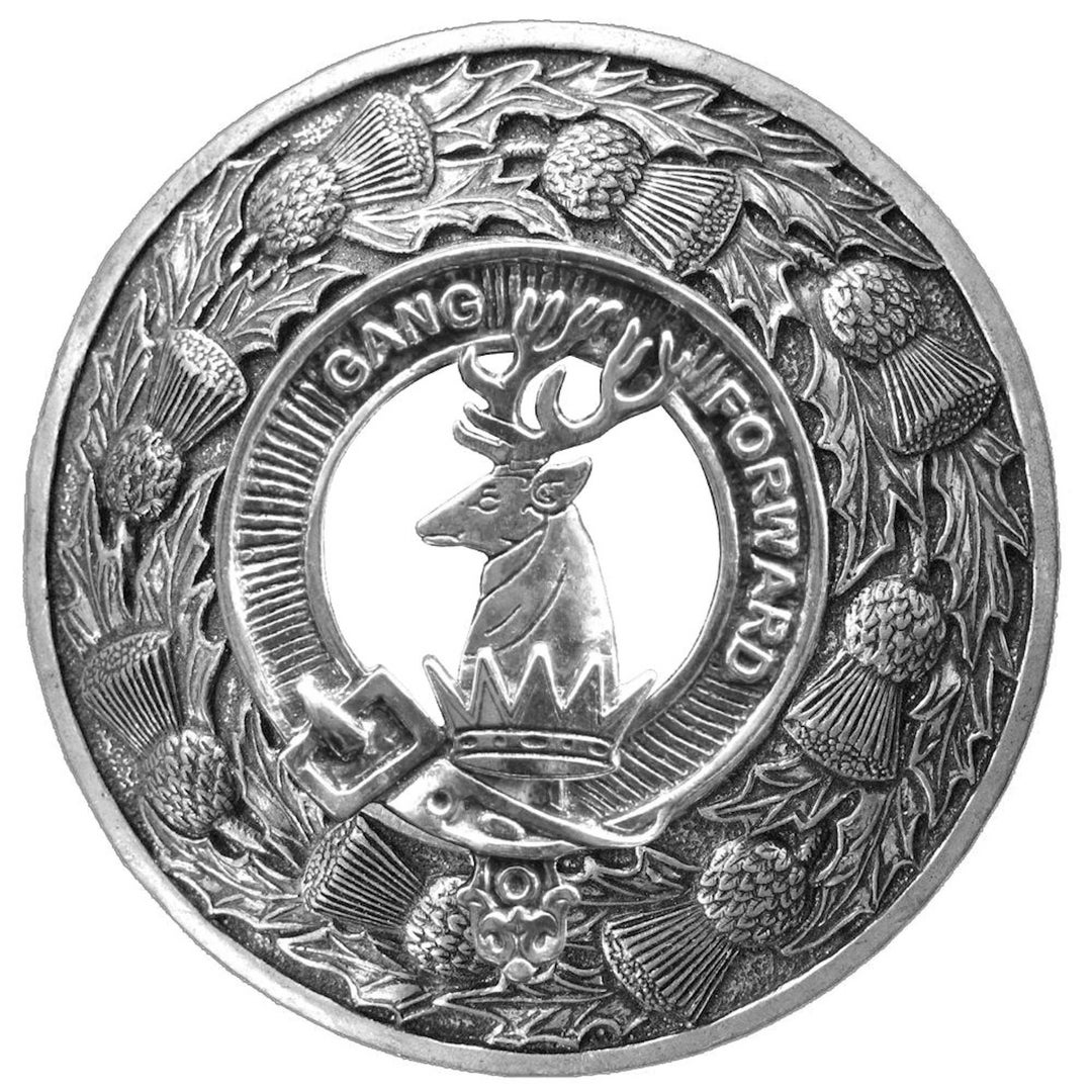 Stirling Clan Badge Scottish Plaid Brooch - Etsy