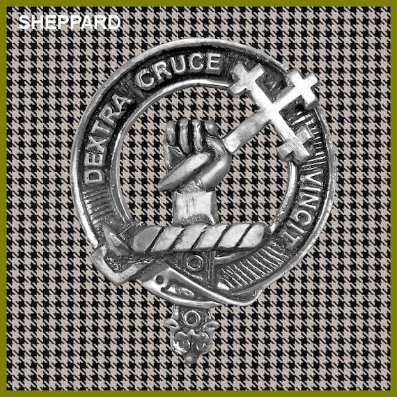 Sheppard Clan Crest Scottish Cap Badge CB02 - Etsy