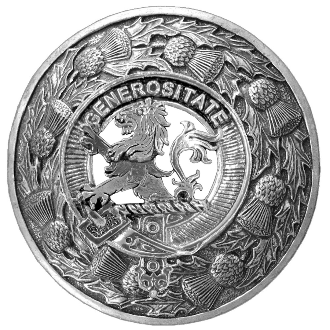 Nicholson (lion) Clan Badge Scottish Plaid Brooch - Etsy