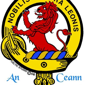 Stuart Clan Crest Scottish Cap Badge CB02 - Etsy