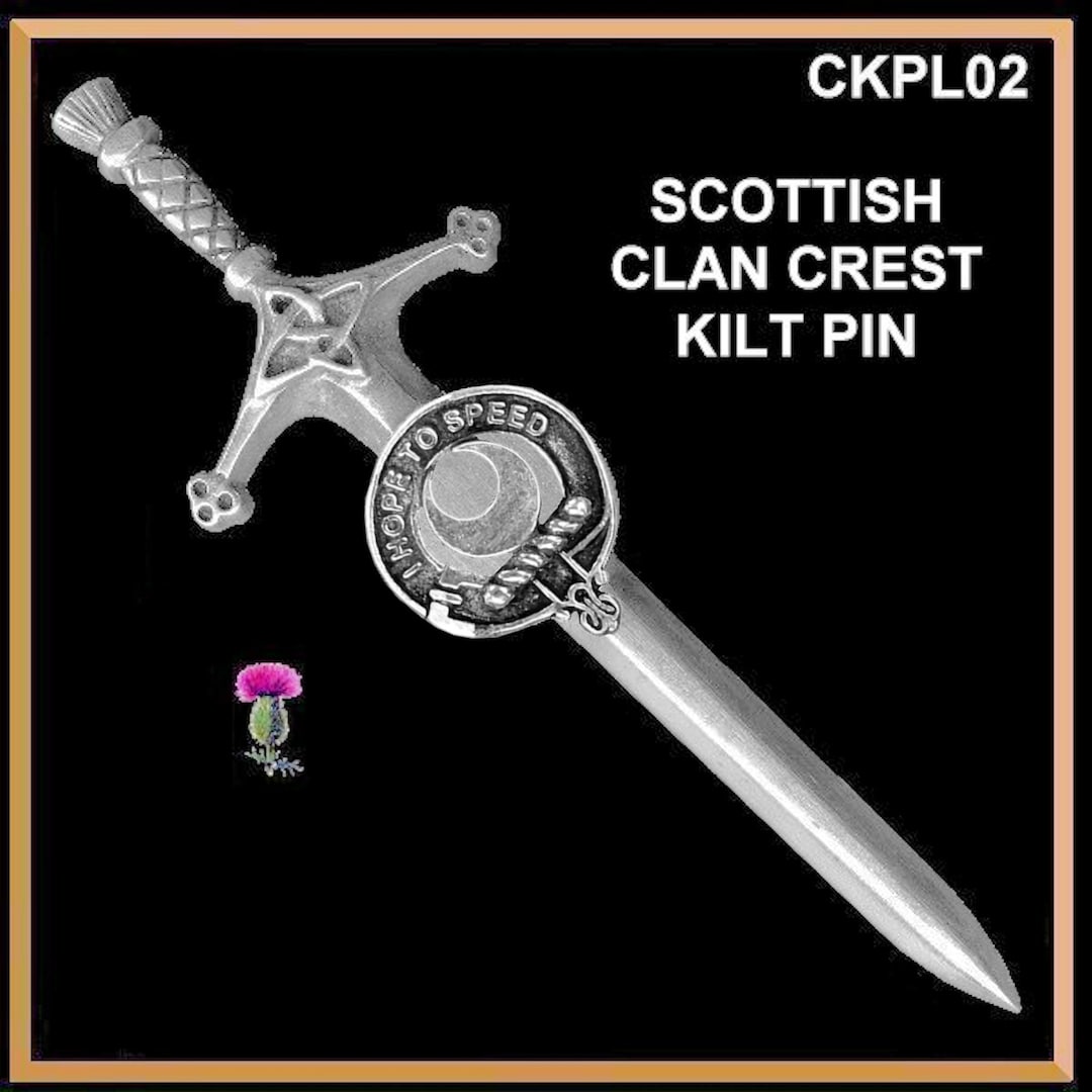 Cathcart Clan Crest Kilt Pin, Scottish Pin ~ CKP02 - Etsy