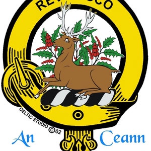 Maxwell Scottish Clan Embroidered Crest - Etsy