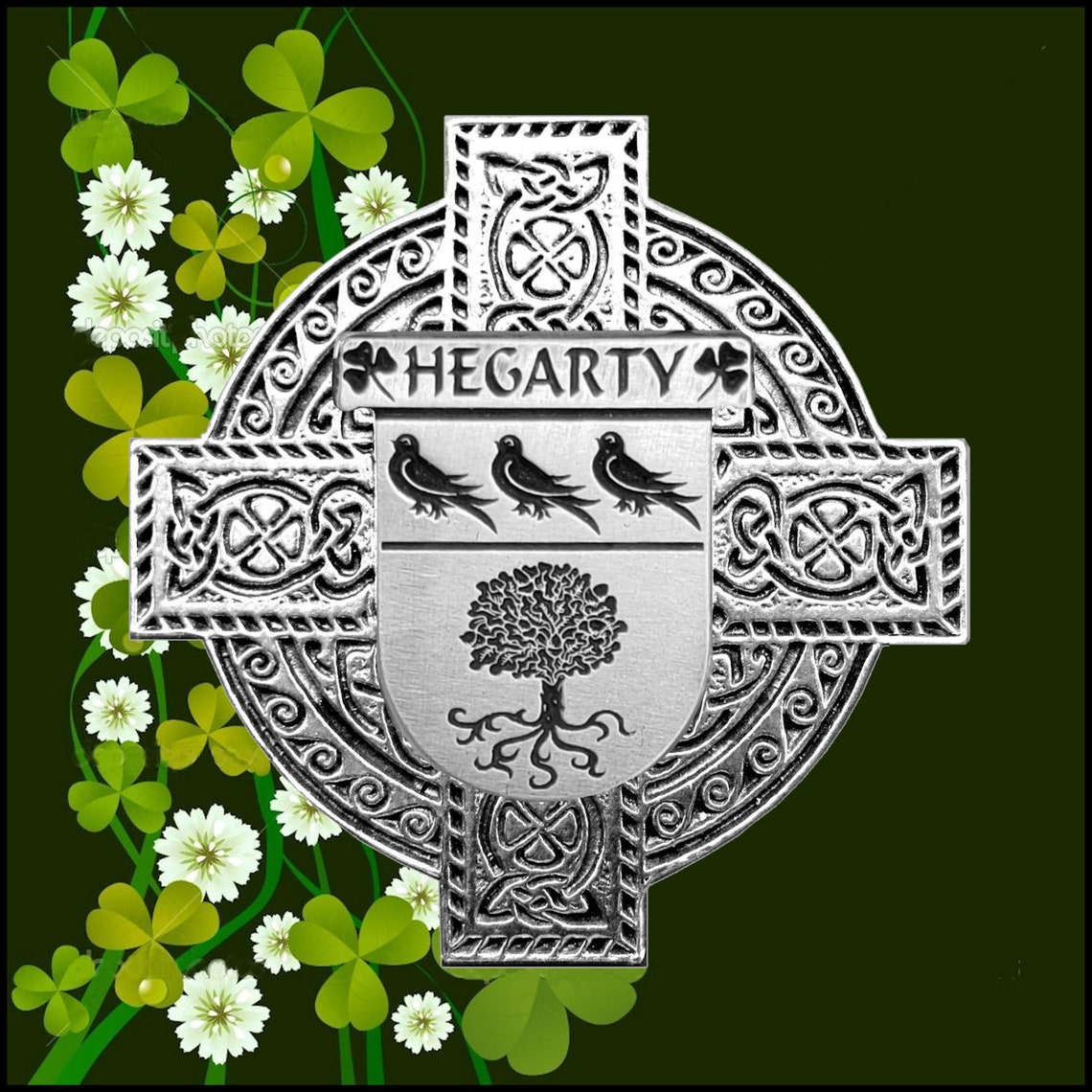 Hegarty Irish Coat of Arms Badge Glass Beer Mug - Etsy