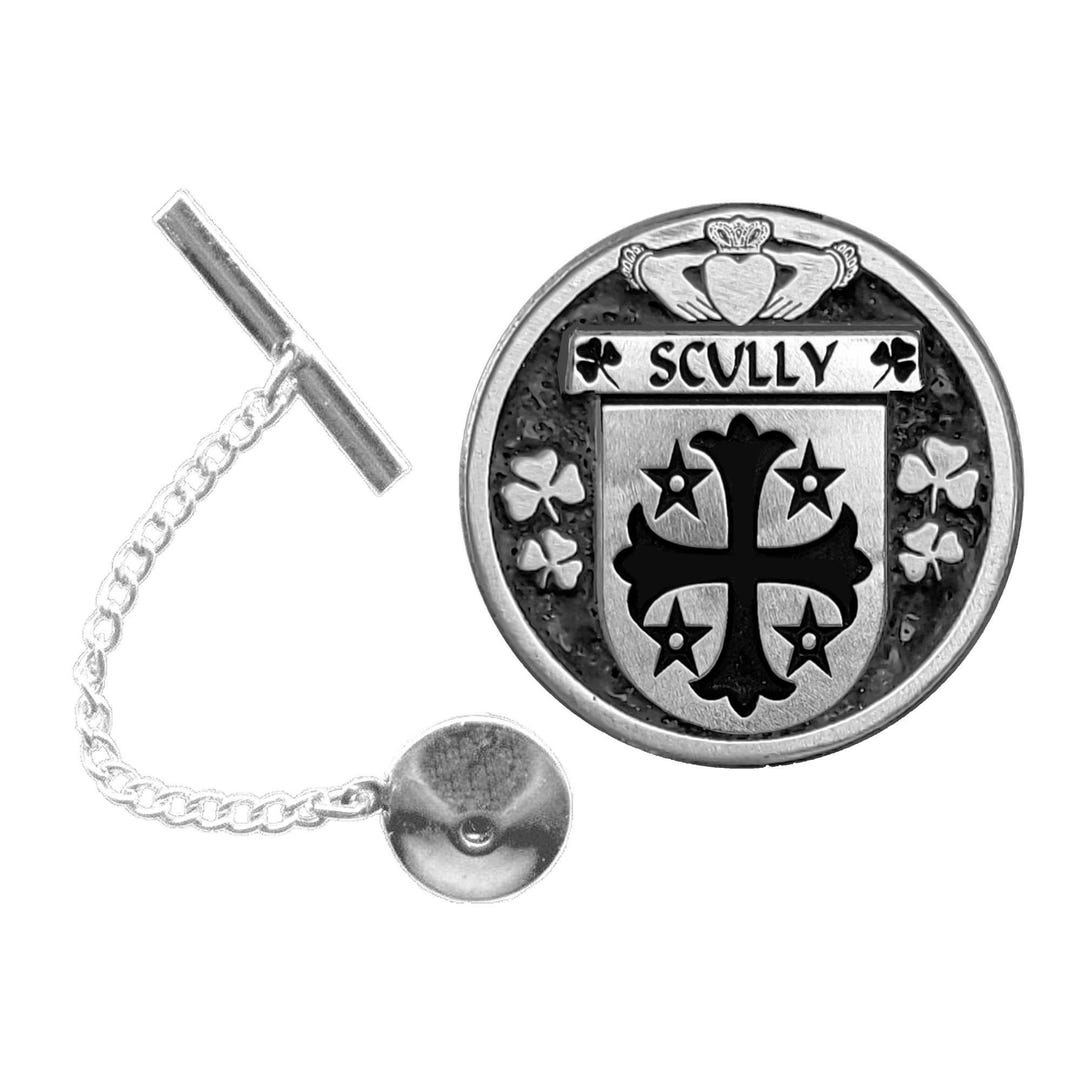 Scully Irish Coat of Arms Disk Lapel Pin/ Tie Tack - Etsy