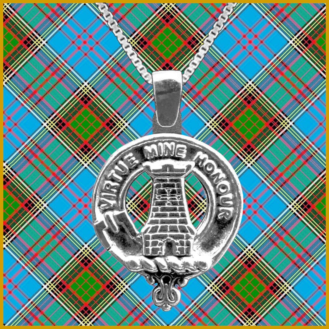 Maclean Large 1" Scottish Clan Crest Pendant - Sterling Silver - Etsy