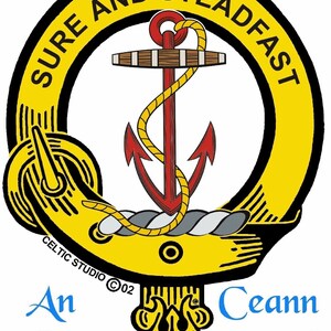 Clark Scottish Clan Embroidered Crest - Etsy