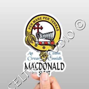 Macdonald (sleat) Clan Crest Decal | Custom Scottish Heritage Car ...