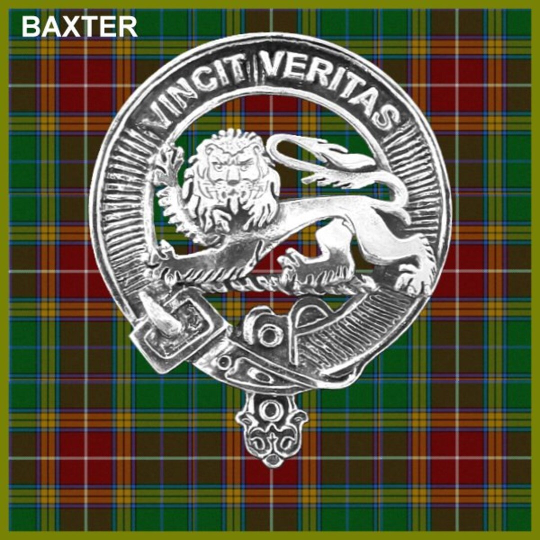 Baxter Clan Crest Scottish Cap Badge CB02 - Etsy