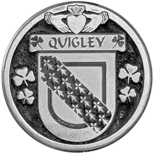 Quigley Irish Coat of Arms Disk Cuff Bracelet - Sterling Silver - Etsy