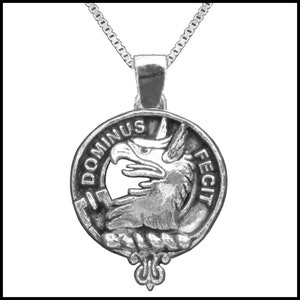 Baird Large 1" Scottish Clan Crest Pendant - Sterling Silver - Etsy