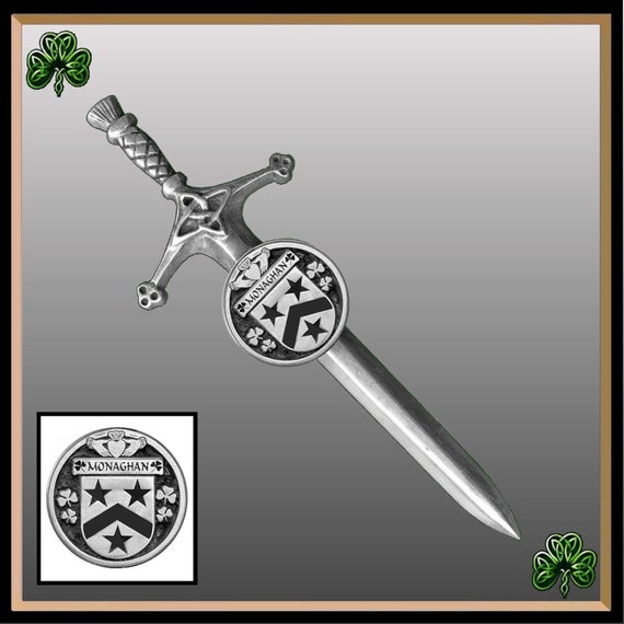 Monaghan Irish Coat of Arms Disk Kilt Pin | Etsy