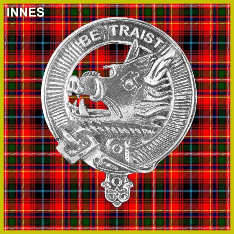 Innes Scottish Clan Crest Badge Dress Fur Sporran - Etsy
