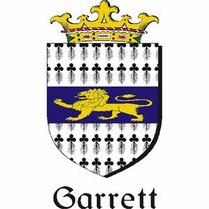 Garrett Irish Coat of Arms Interlace Kilt Buckle - Etsy