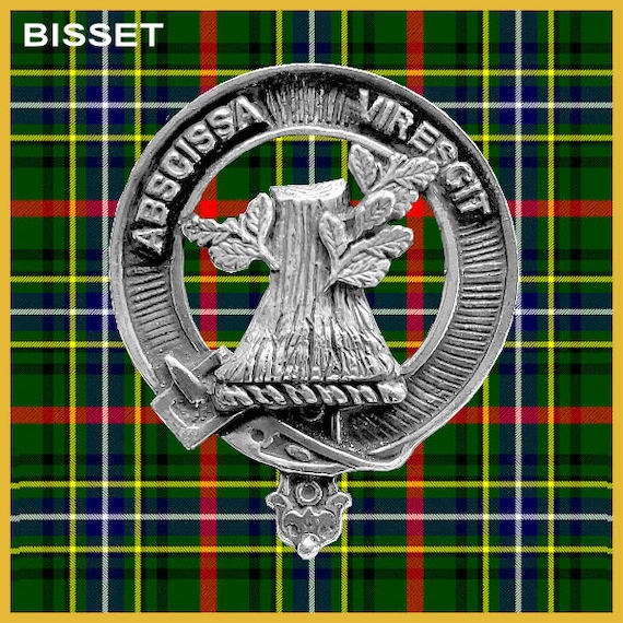 Bisset Clan Crest Scottish Cap Badge CB02 | Etsy