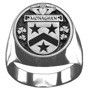 Monaghan Irish Coat of Arms Gents Ring IC100 - Etsy
