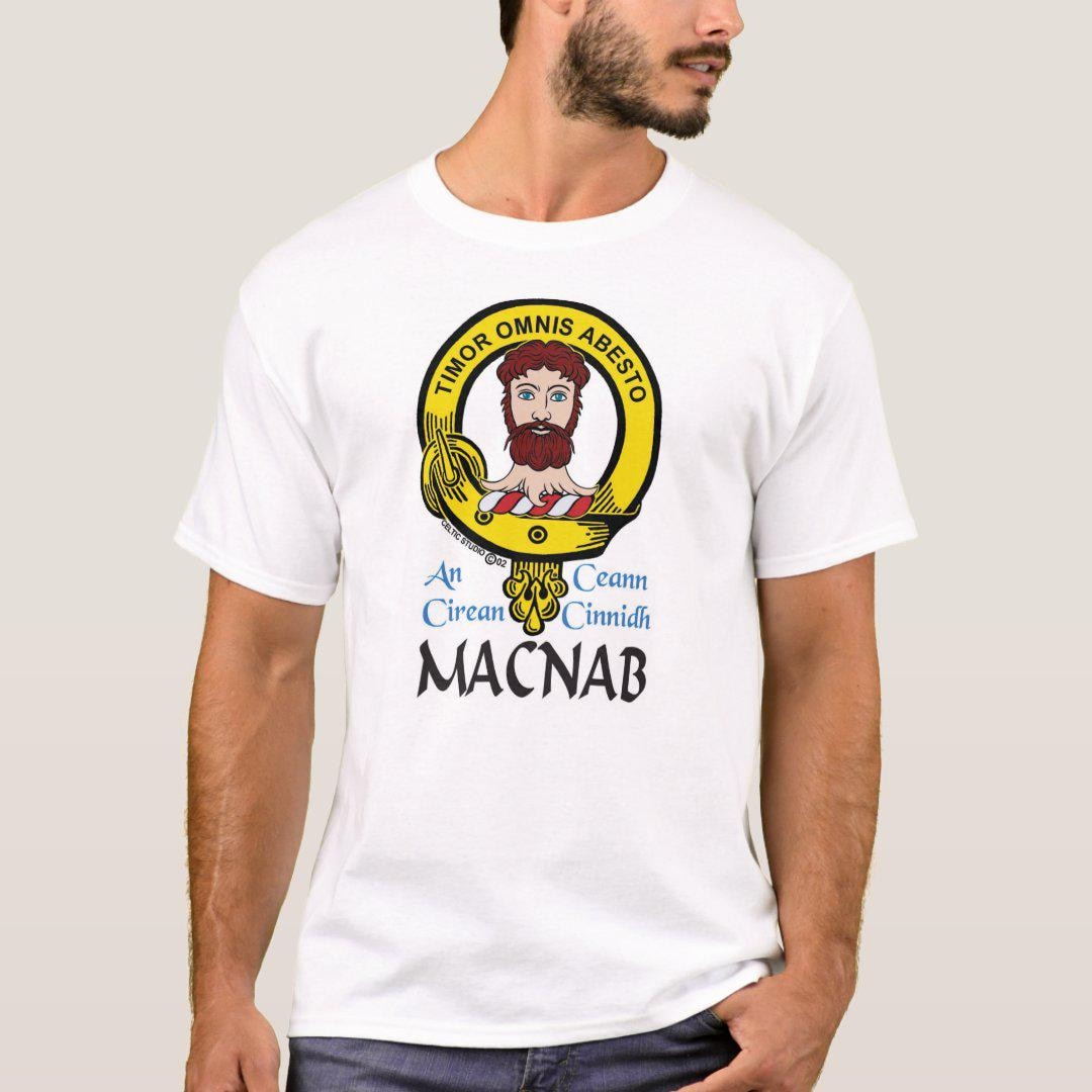 Macnab Scottish Clan Crest Full T-shirt, Family Crest Shirt - Etsy