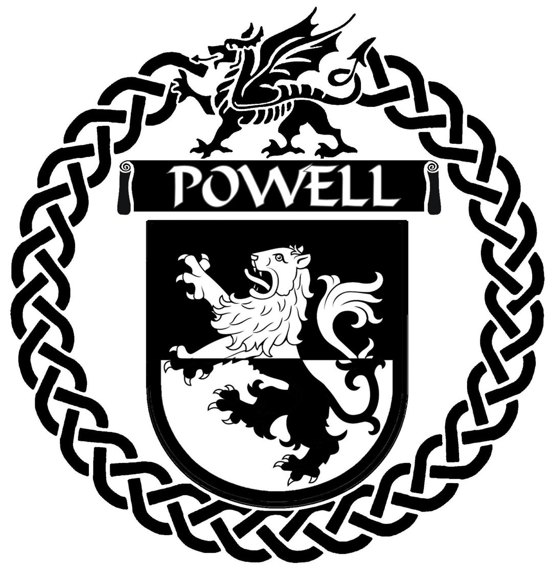 Powell Welsh Coat of Arms Celtic Interlace Brooch or Pendant - Etsy Canada