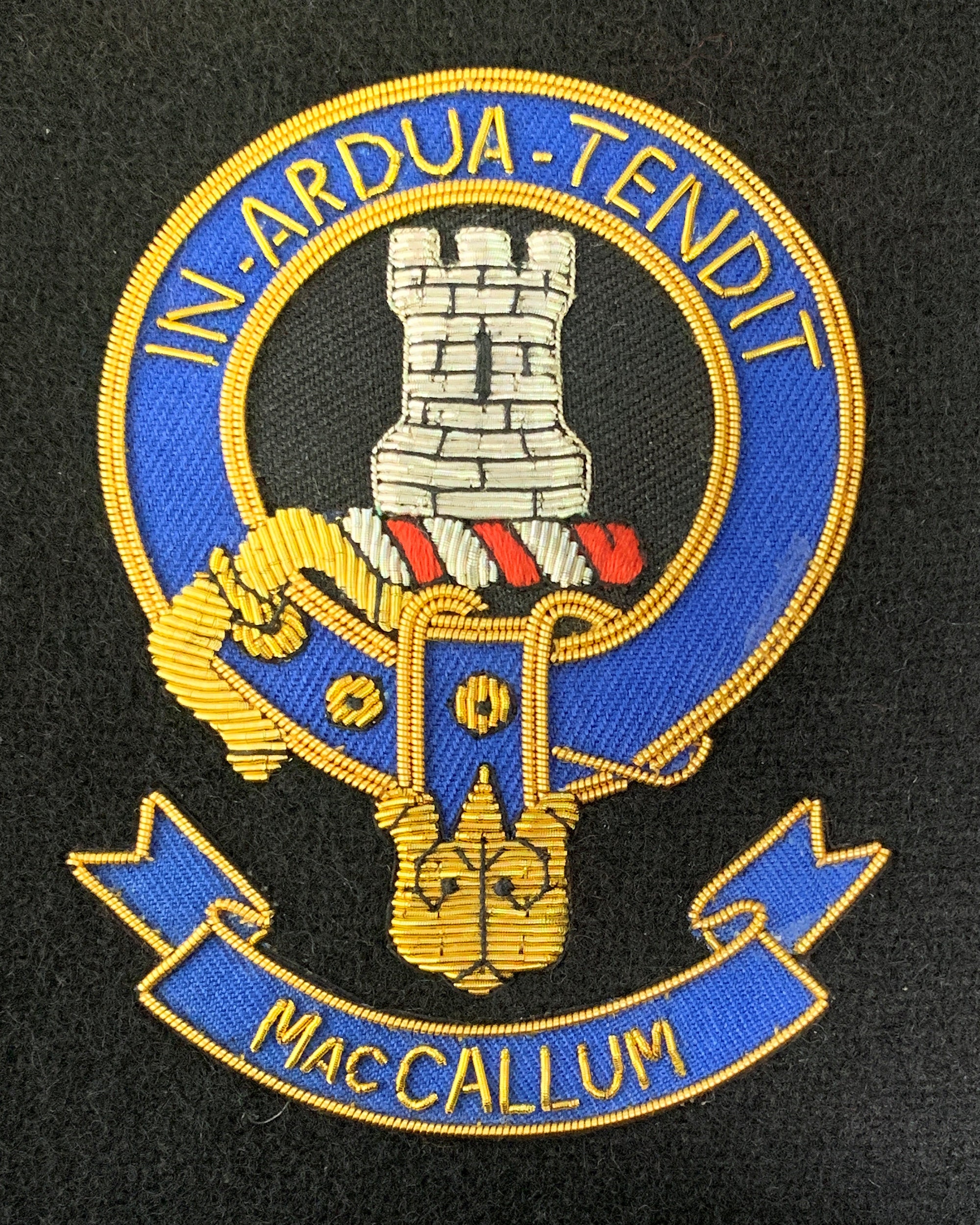 Maccallum Scottish Clan Embroidered Crest - Etsy UK