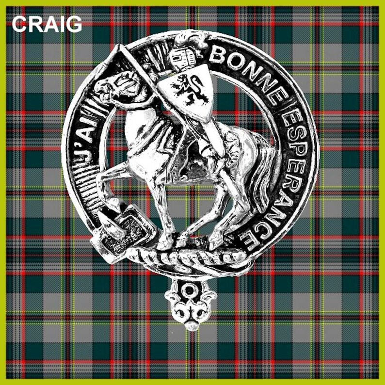 Craig Clan Crest Regular Buckle - Etsy