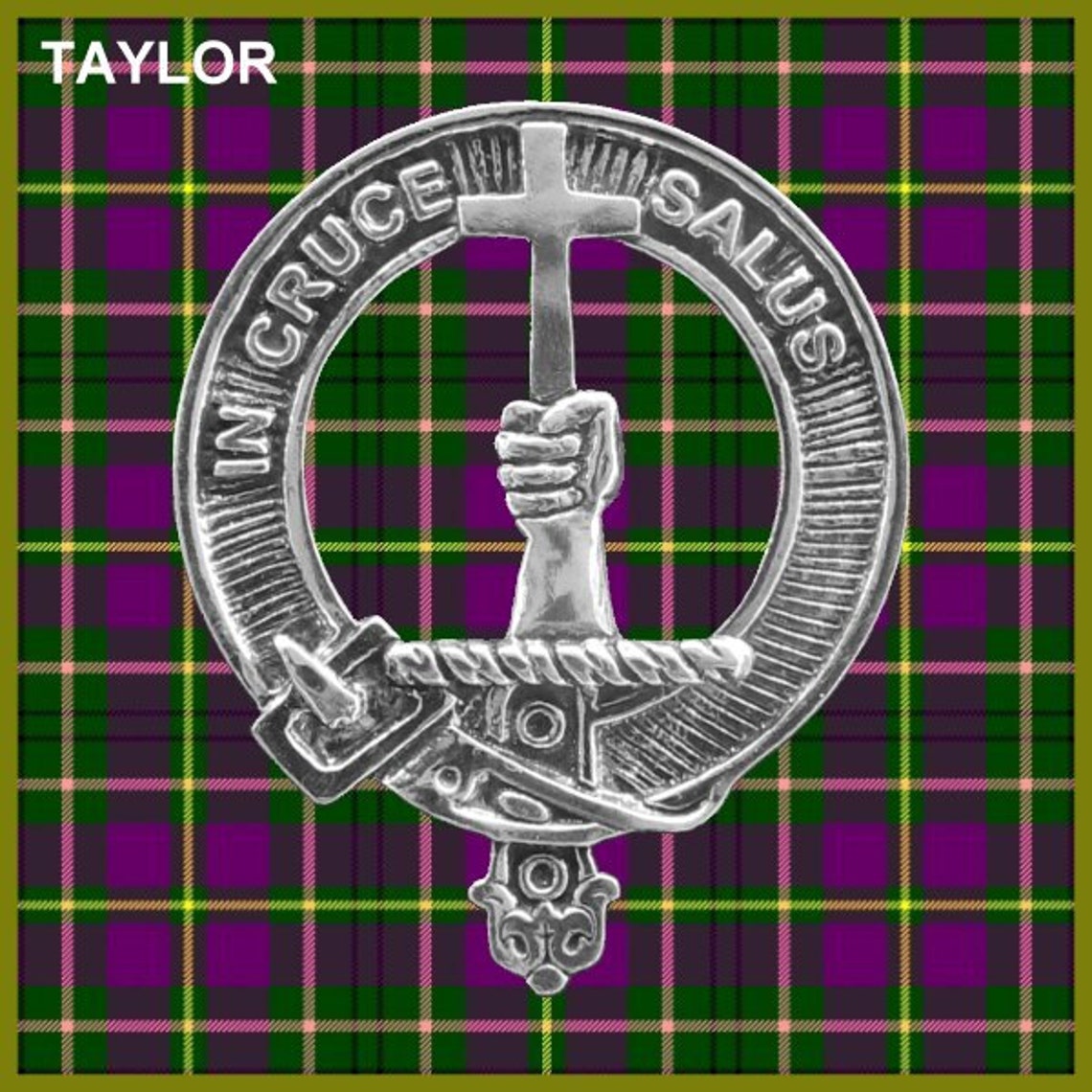 Taylor Clan Crest Scottish Cap Badge CB02 - Etsy