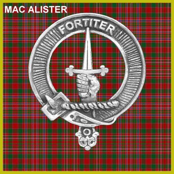 Macalister Clan Crest Scottish Cap Badge CB02 - Etsy