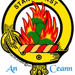 Grant Clan Crest Scottish Pendant CLP02 - Etsy