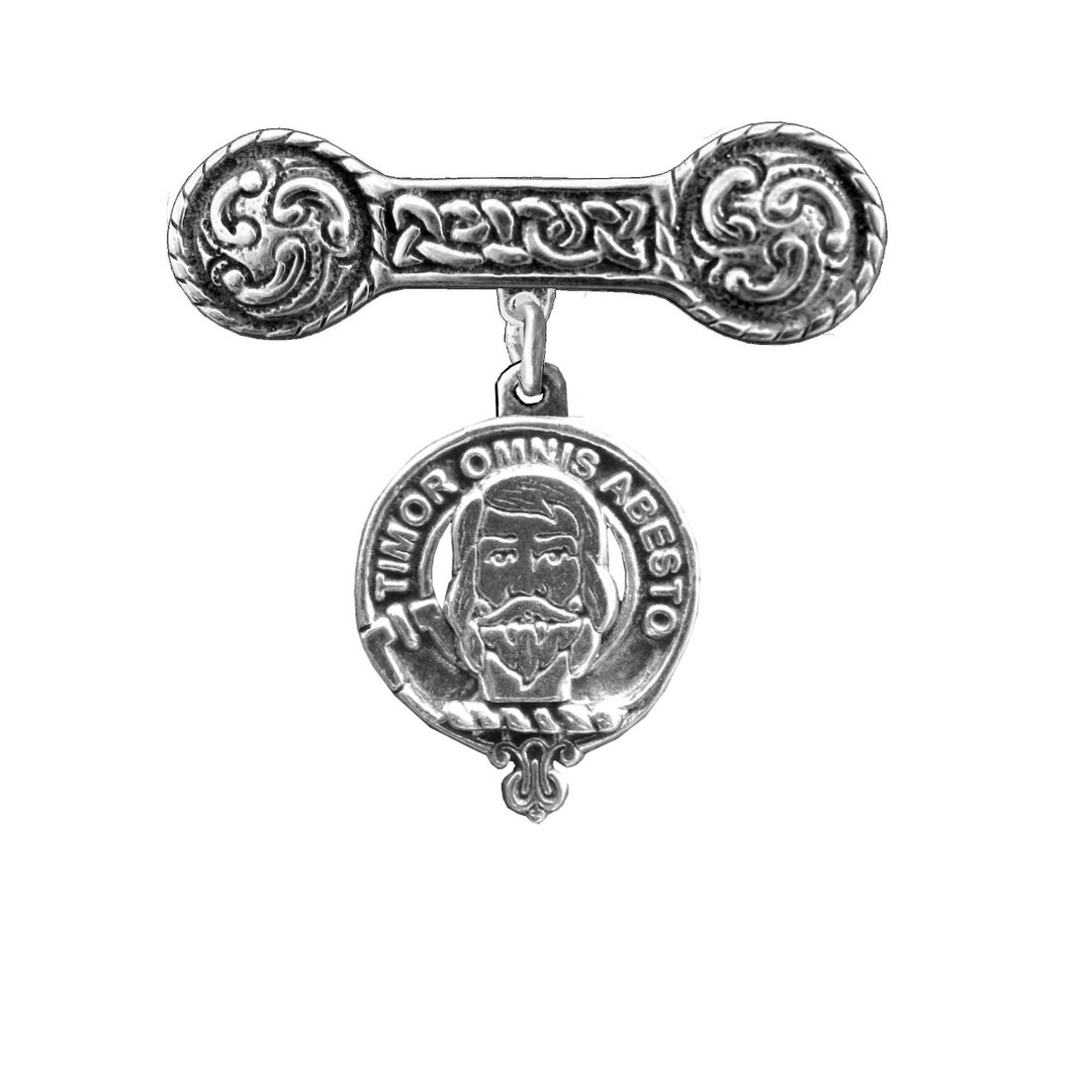 Macnab Clan Crest Iona Bar Brooch - Sterling Silver - Etsy