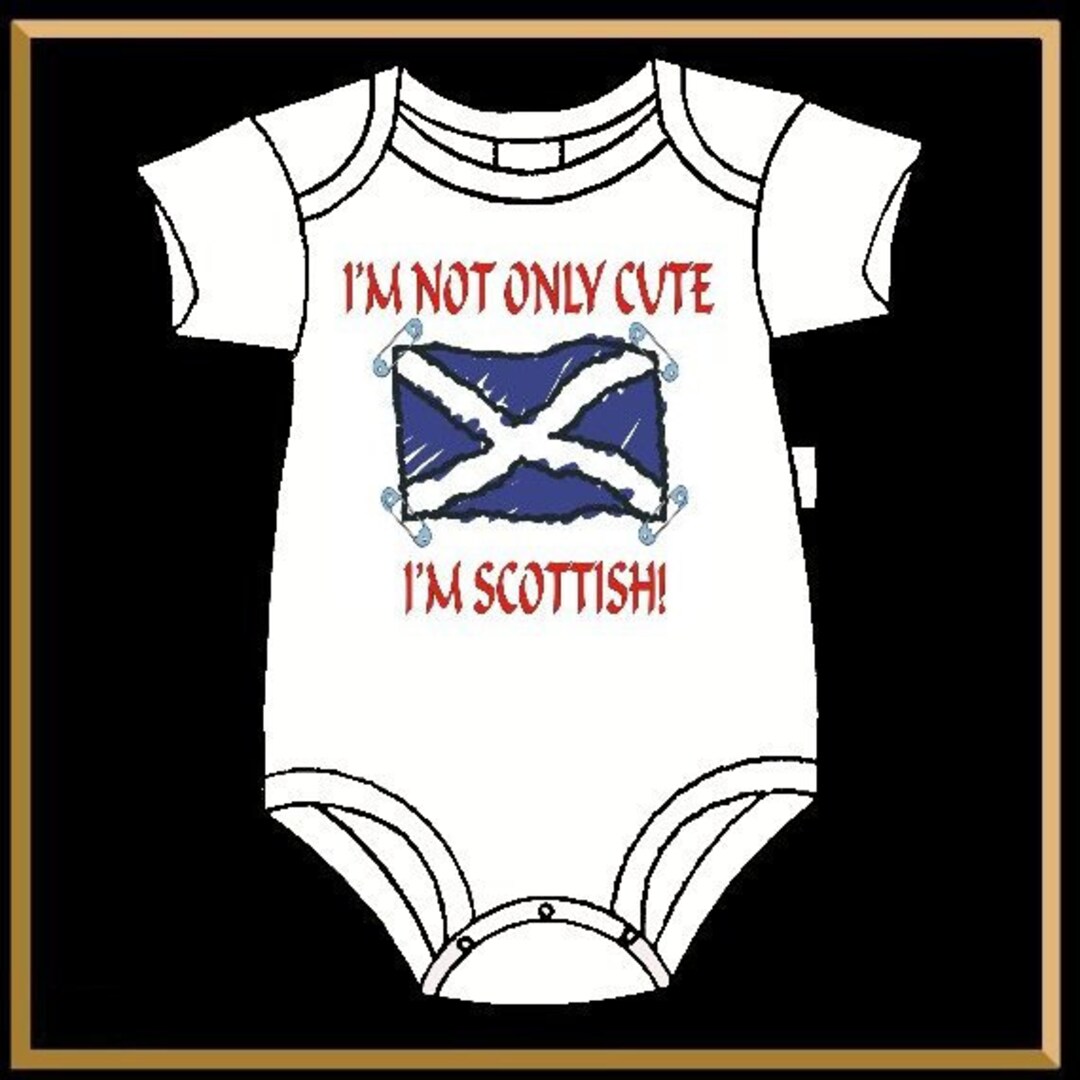 Scottish Baby Jumper, Cute & Scottish, Infant Bodysuit - Etsy
