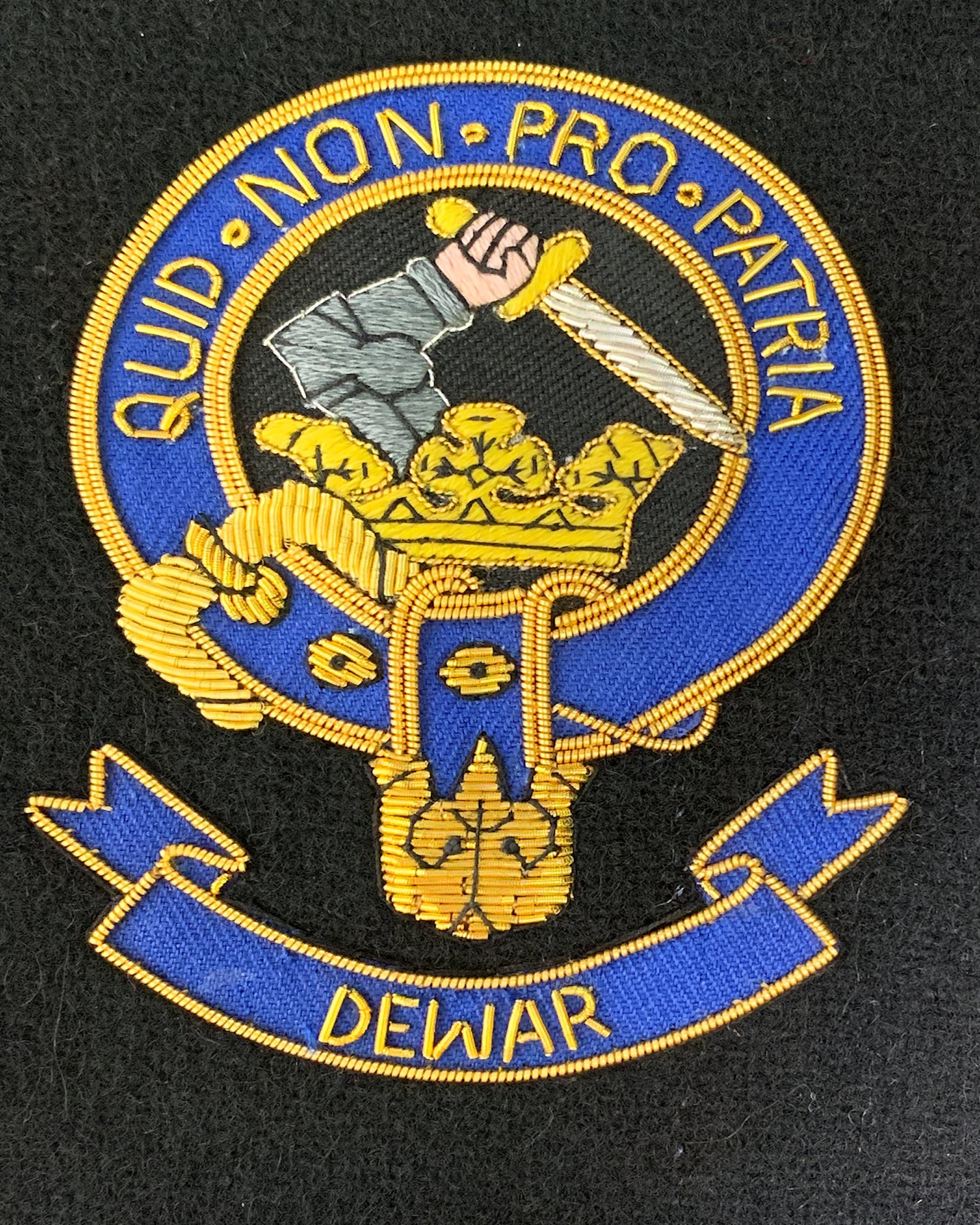 Dewar Scottish Clan Embroidered Crest - Etsy