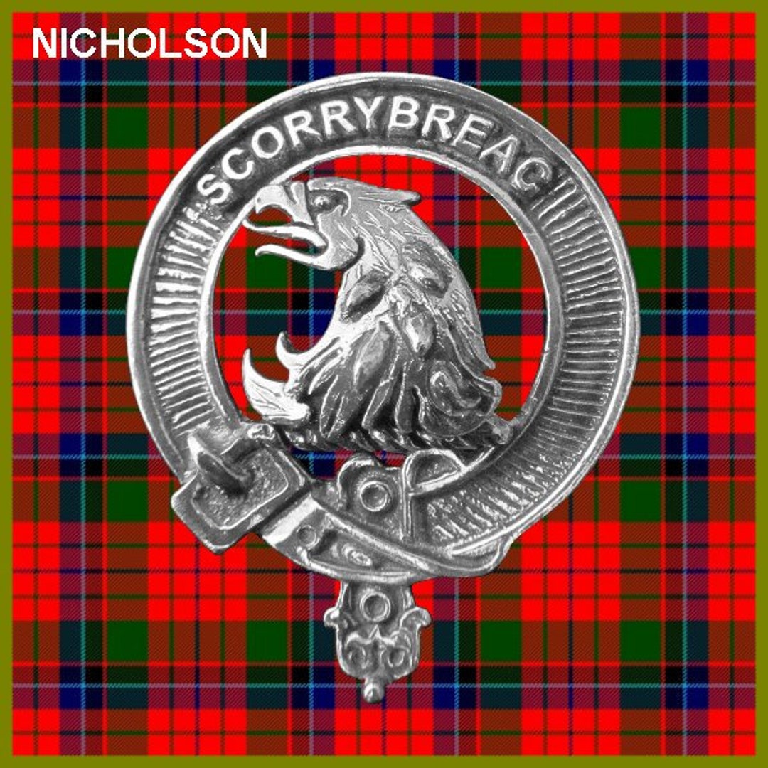Macnicol Clan Crest Scottish Cap Badge CB02 - Etsy