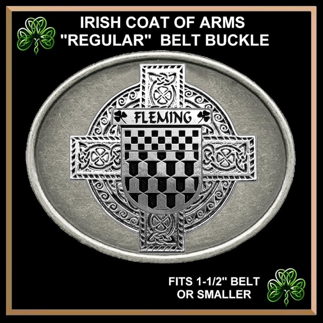 Fleming Irish Coat of Arms Regular Buckle - Etsy