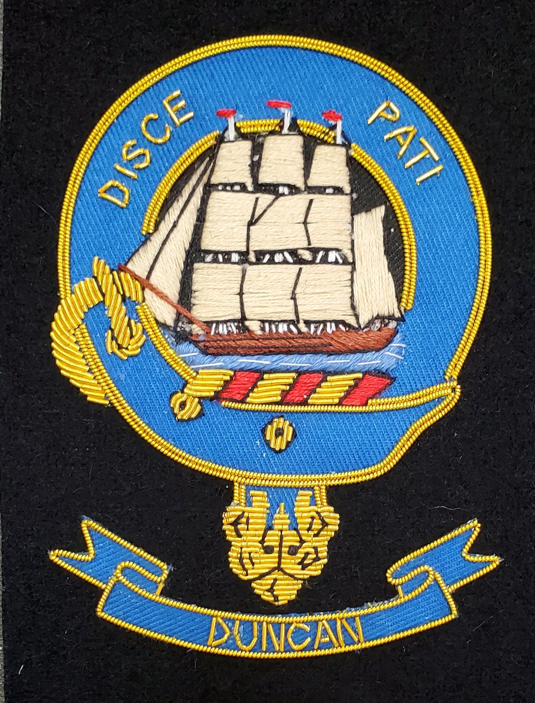 Duncan Scottish Clan Embroidered Crest - Etsy