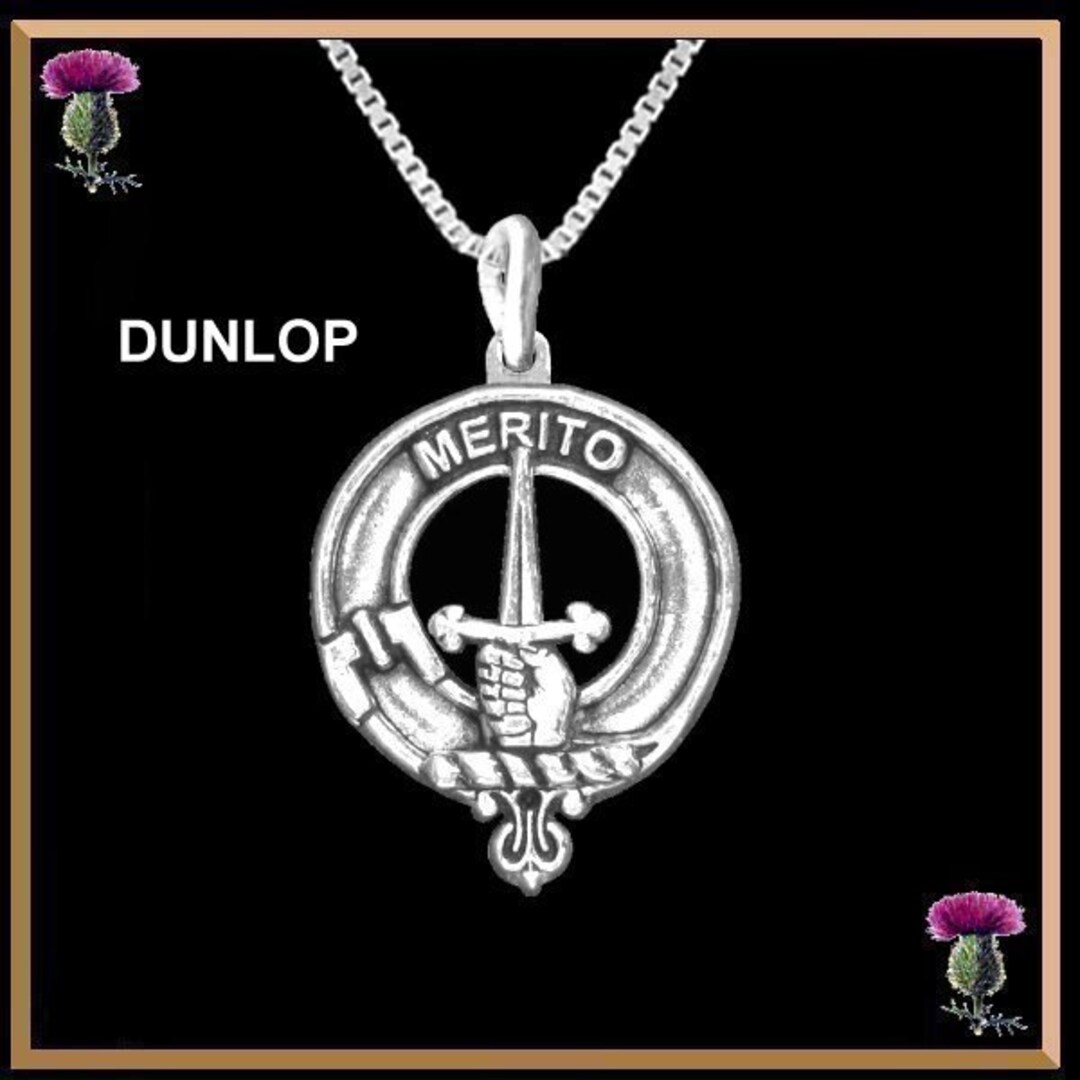 Dunlop Clan Crest Scottish Pendant CLP02 - Etsy