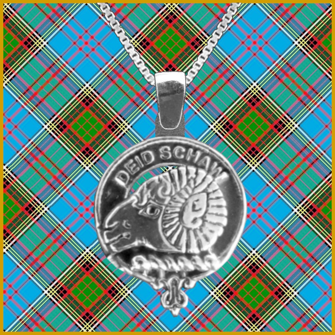 Ruthven Large 1 Scottish Clan Crest Pendant Sterling - Etsy