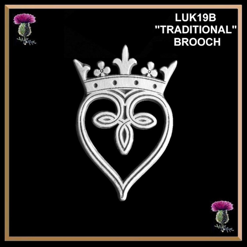 Scottish Traditional Luckenbooth Brooch - Etsy