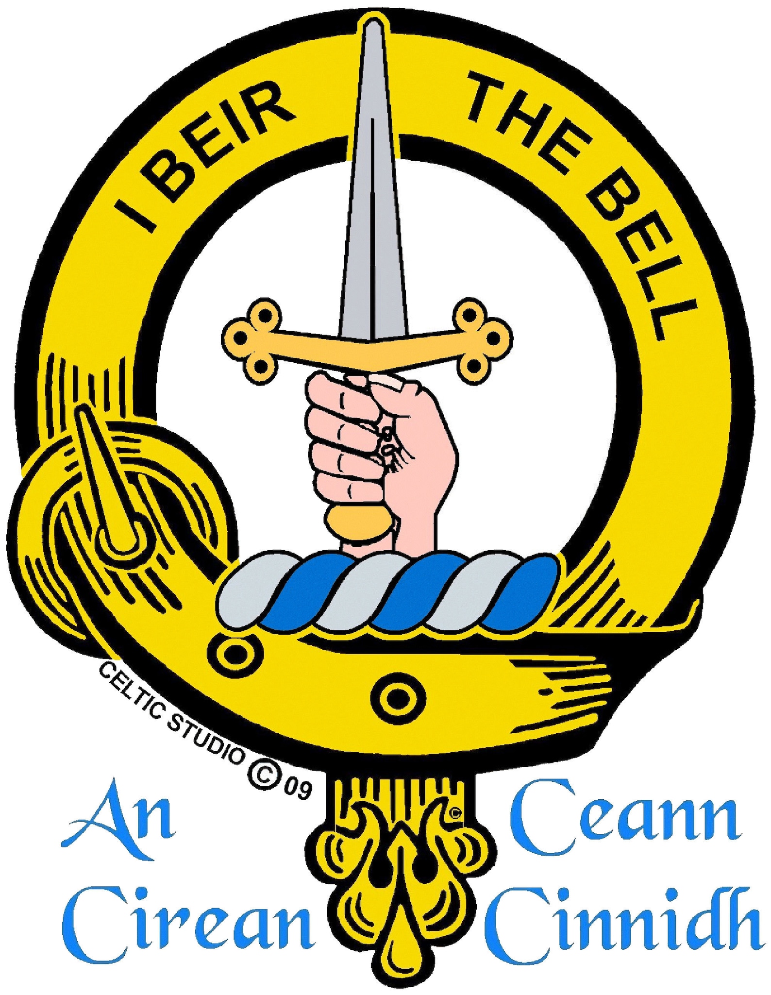 Bell Clan Crest Badge Glass Beer Mug - Etsy