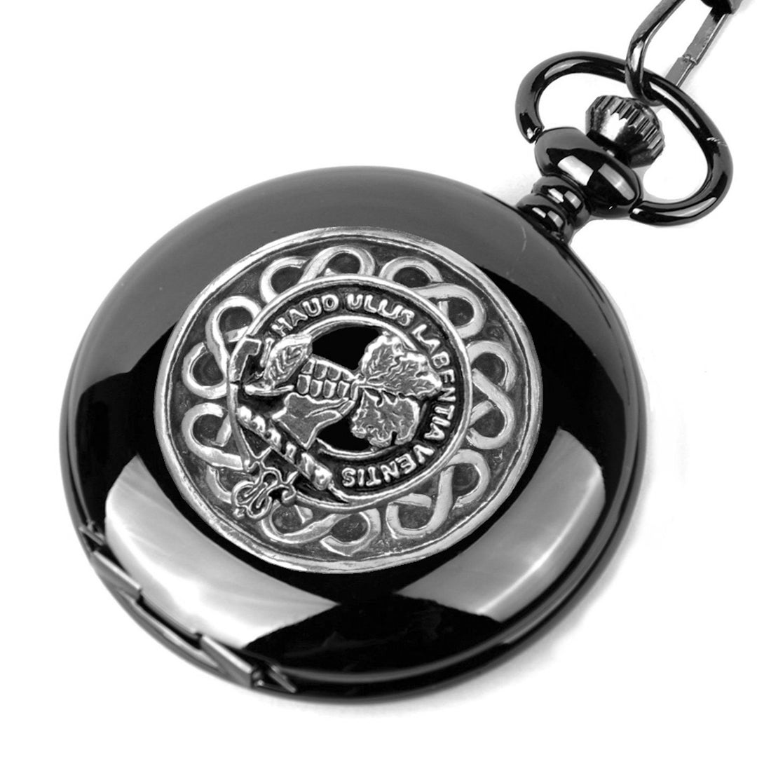 Irvine Bonshaw Scottish Clan Crest Pocket Watch - Etsy