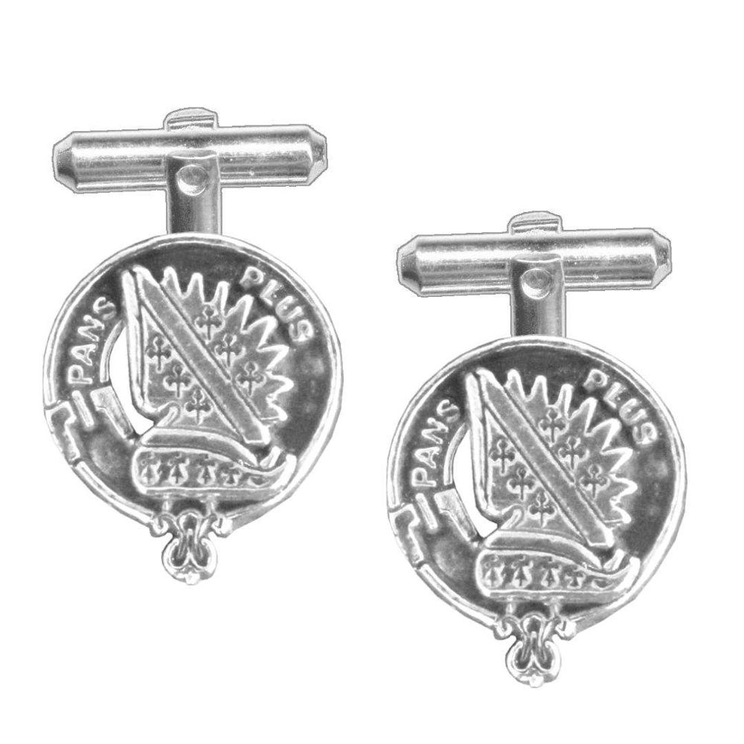 Marr Clan Crest Scottish Cufflinks; Pewter, Sterling Silver and Karat ...