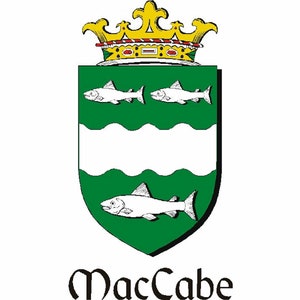 Mccabe Irish Claddagh Coat of Arms Plaid Brooch ~ Emerald Stones - Etsy