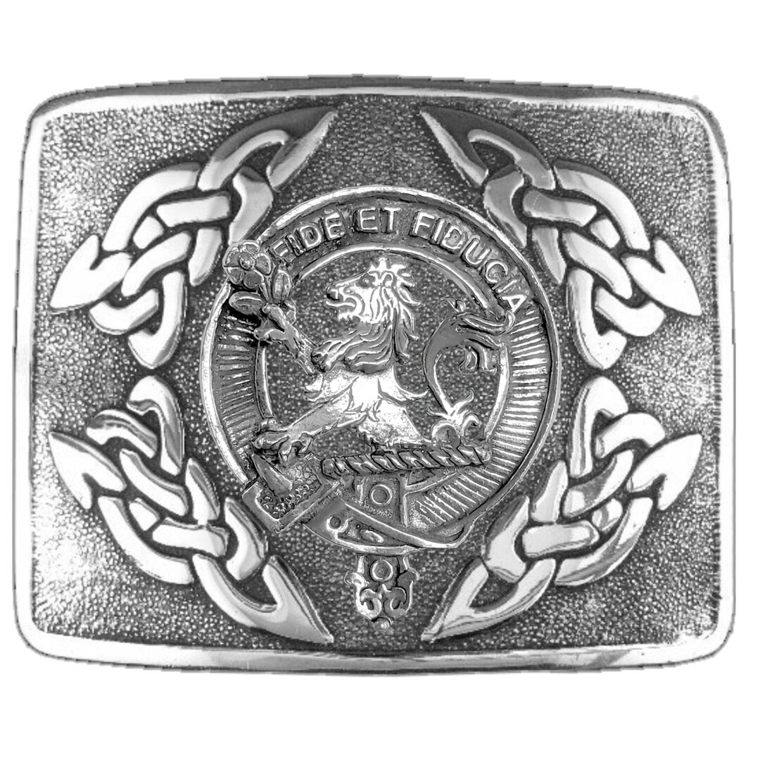 Primrose Clan Crest Interlace Kilt Belt Buckle - Etsy