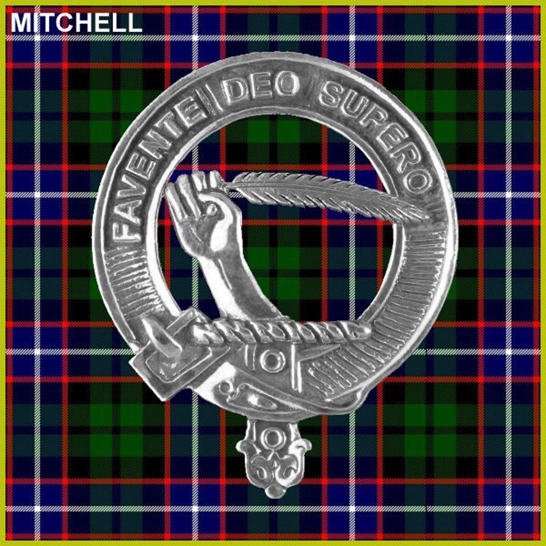 Mitchell Clan Crest Scottish Cap Badge CB02 - Etsy