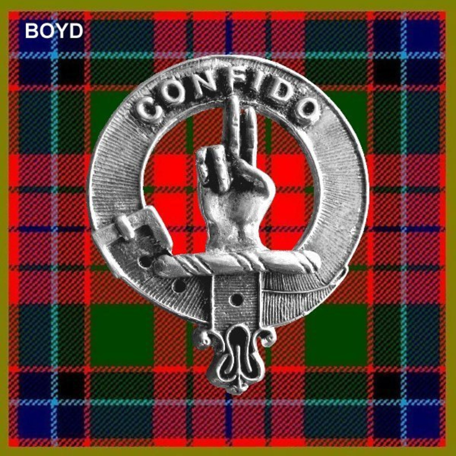 Boyd Clan Crest Scottish Pewter Cap Badge CB01 - Etsy