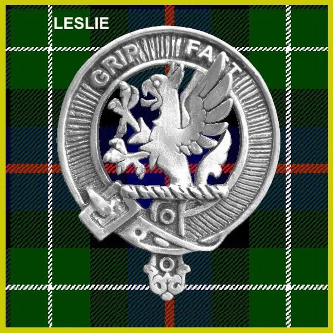 Leslie Clan Crest Scottish Cap Badge CB02 - Etsy